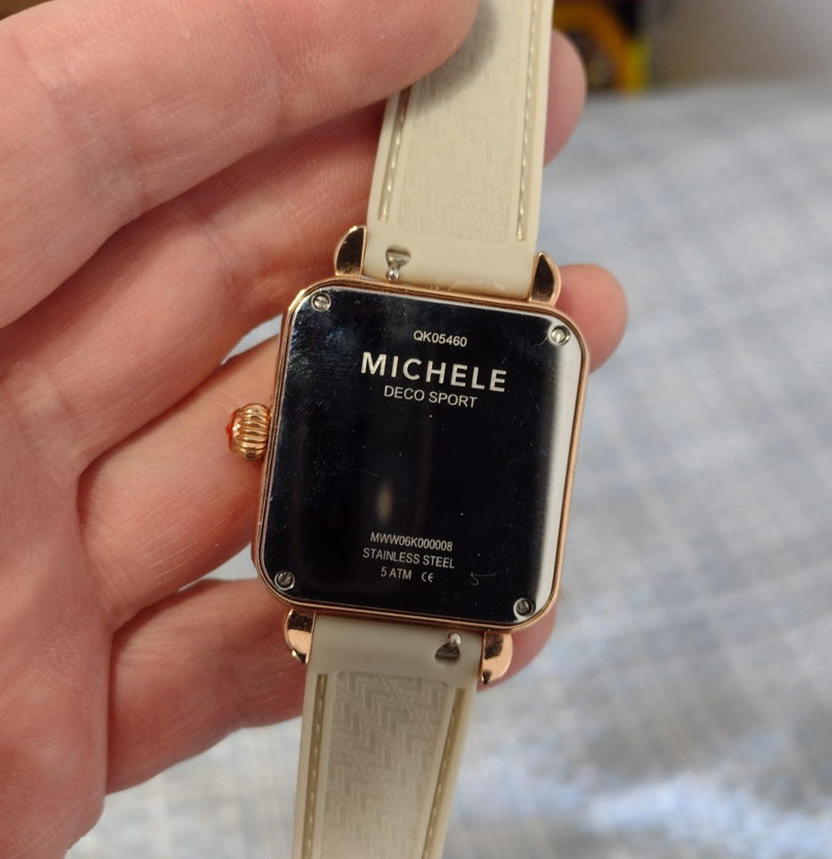 Women's MICHELE Watch Swiss Deco Sport w/ New Battery - Works Great ...