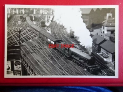 PHOTO DARKROOM - LNER CLASS A3 LOCO NO 2577 NIGHT HAWK AT NEWCASTLE BR ...