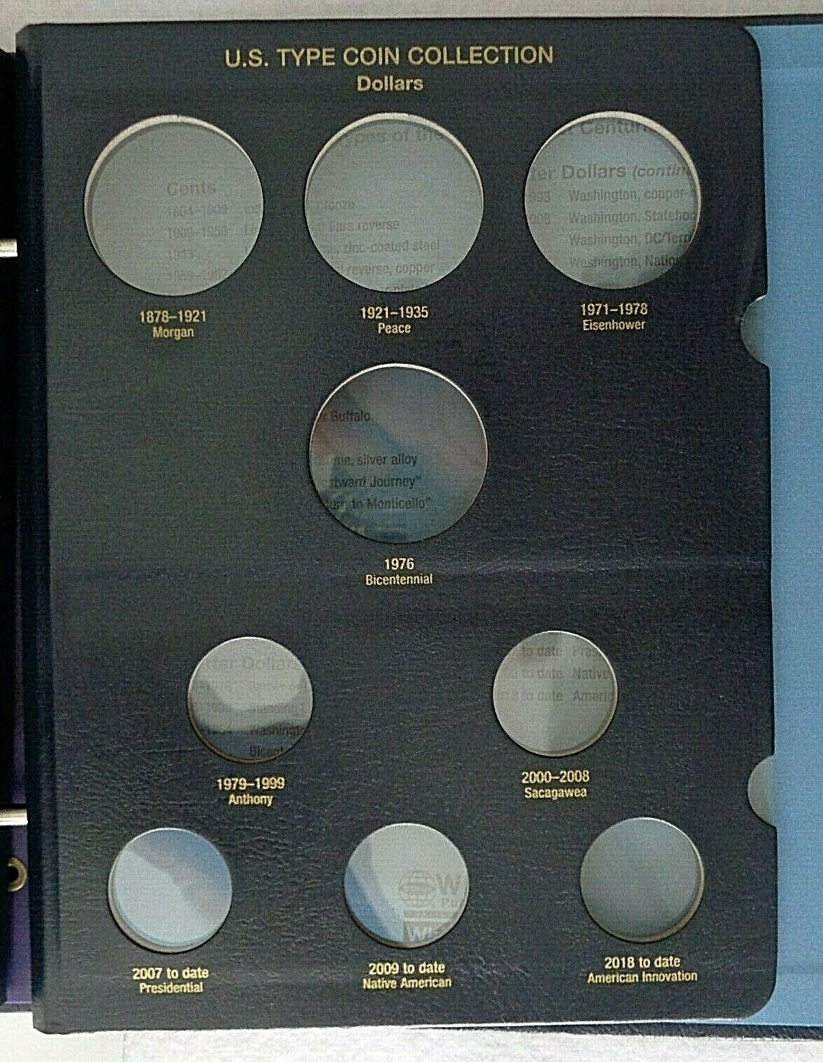 Whitman Classic Coin Album U.S Type Coins Collection 20th & 21st ...