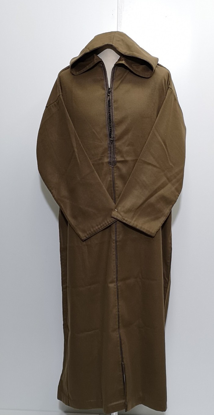 Moroccan exclusive wool hooded thobe/jalabiya.jubba.thobes.Fit size 54 ...