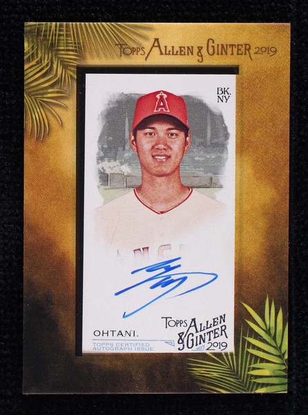 2019 Topps Allen & Ginter - Mini Baseball Autographs #MA-SO Shohei ...