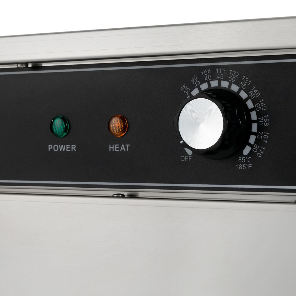 4-Tier Electric Hot Box Food Warmer 600W Commercial Oven Heated Holding ...