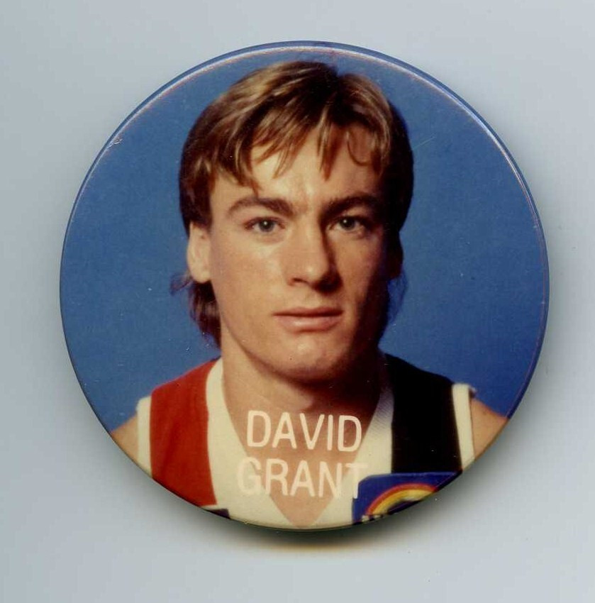 1987 St Kilda Player Badge - David Grant | eBay