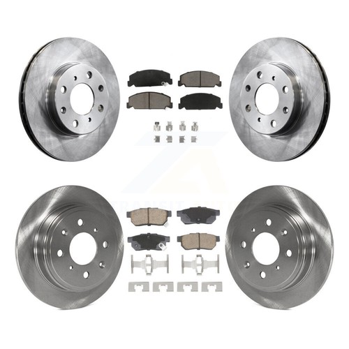 Disc Brake Rotors And Ceramic Pads Front Rear Kit For Honda Civic del ...