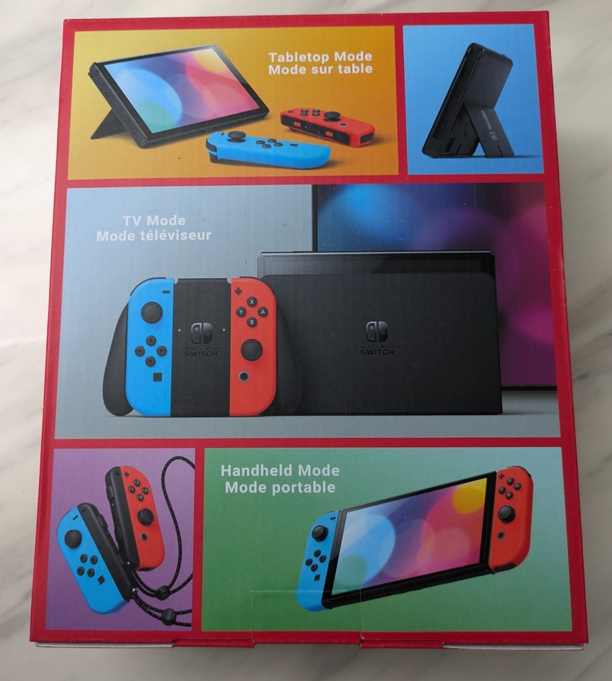 Nintendo Switch - Neon Blue/Neon red Brand New Sealed 32GB 45496453596 ...