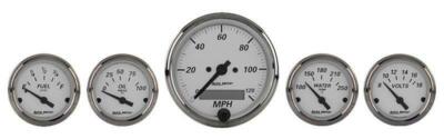 Auto Meter American Platinum Series 5-Gauge Kit Electric Speedo Tacho ...