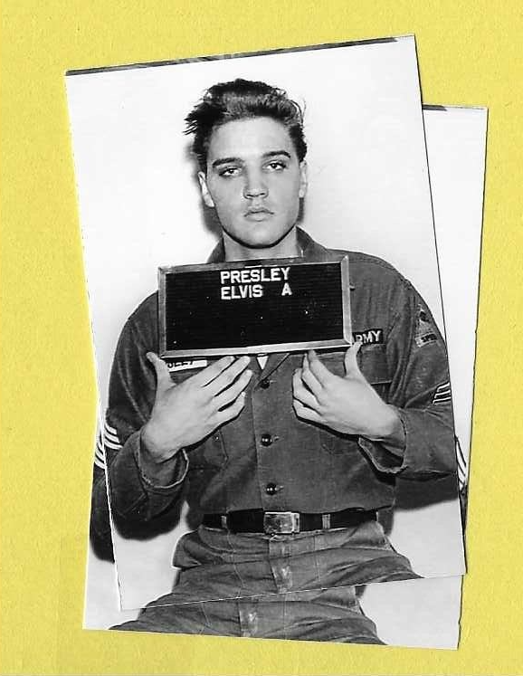 Fridge / Tool Box Magnet - Elvis Presley -Army Enlistment Photo #115 | eBay
