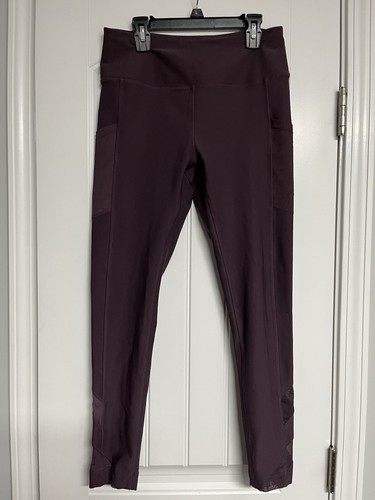 MONDETTA WOMEN LUXURY LEGGINGS MESH MEDIA POCKETS STRETCH GYM RUNNING ...