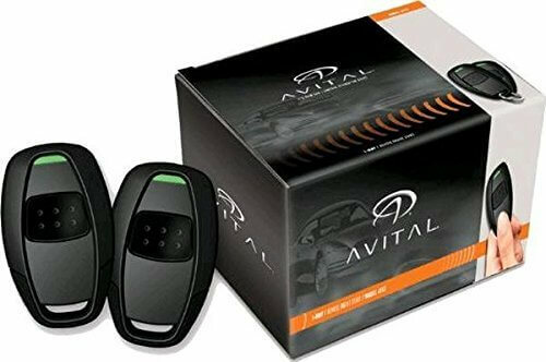 Avital 4115L 1-Way Remote Start System w/ 1 Button Remote & Sidekick ...
