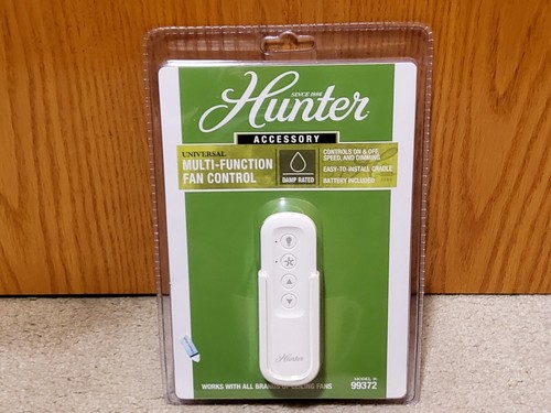Hunter 99372 Universal Multi Function Fan Control w/Remote & Holder NEW ...