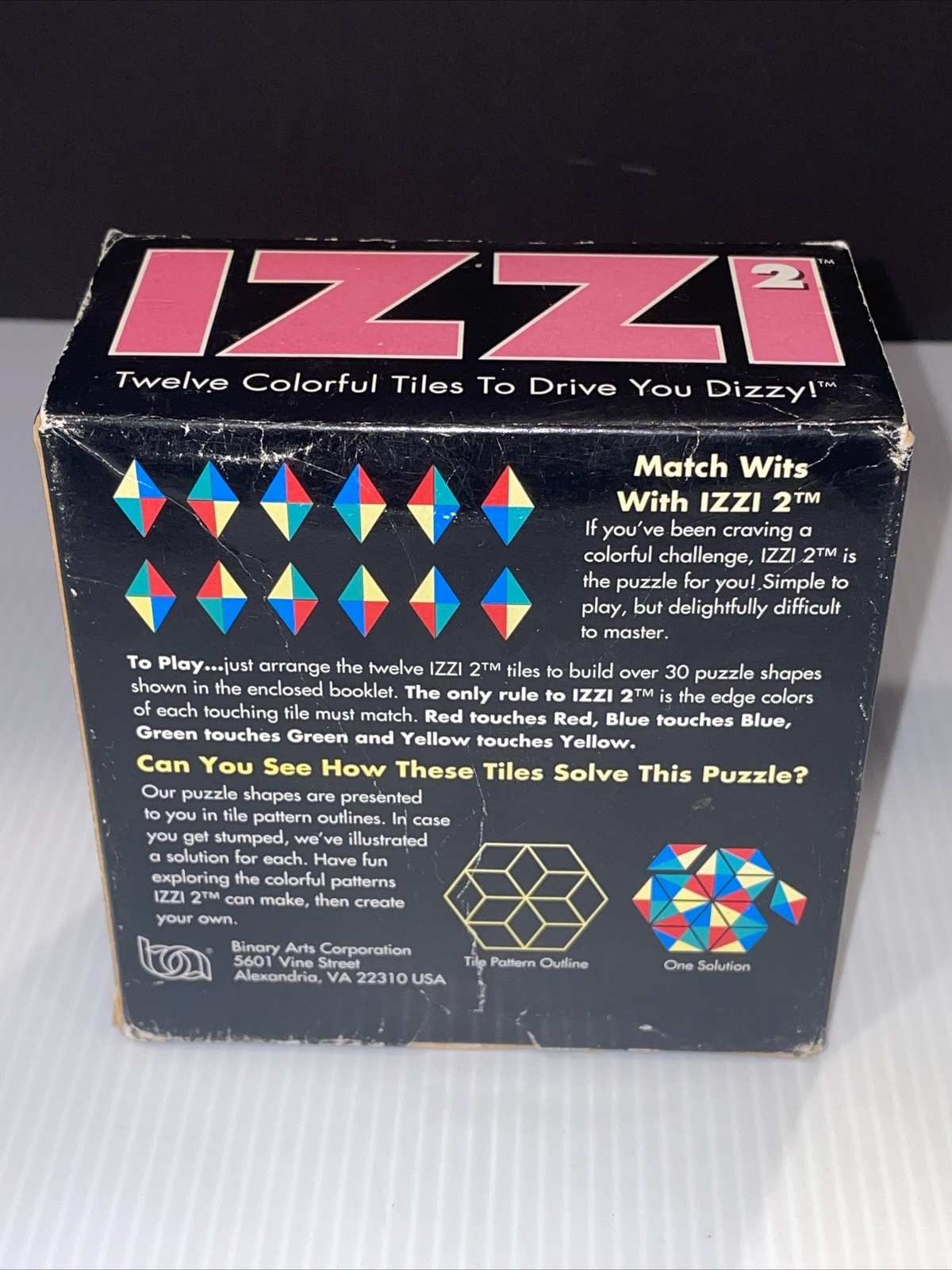 Vintage 1993 IZZI 2 Puzzle Game・Complete w/Booklet and Box | eBay