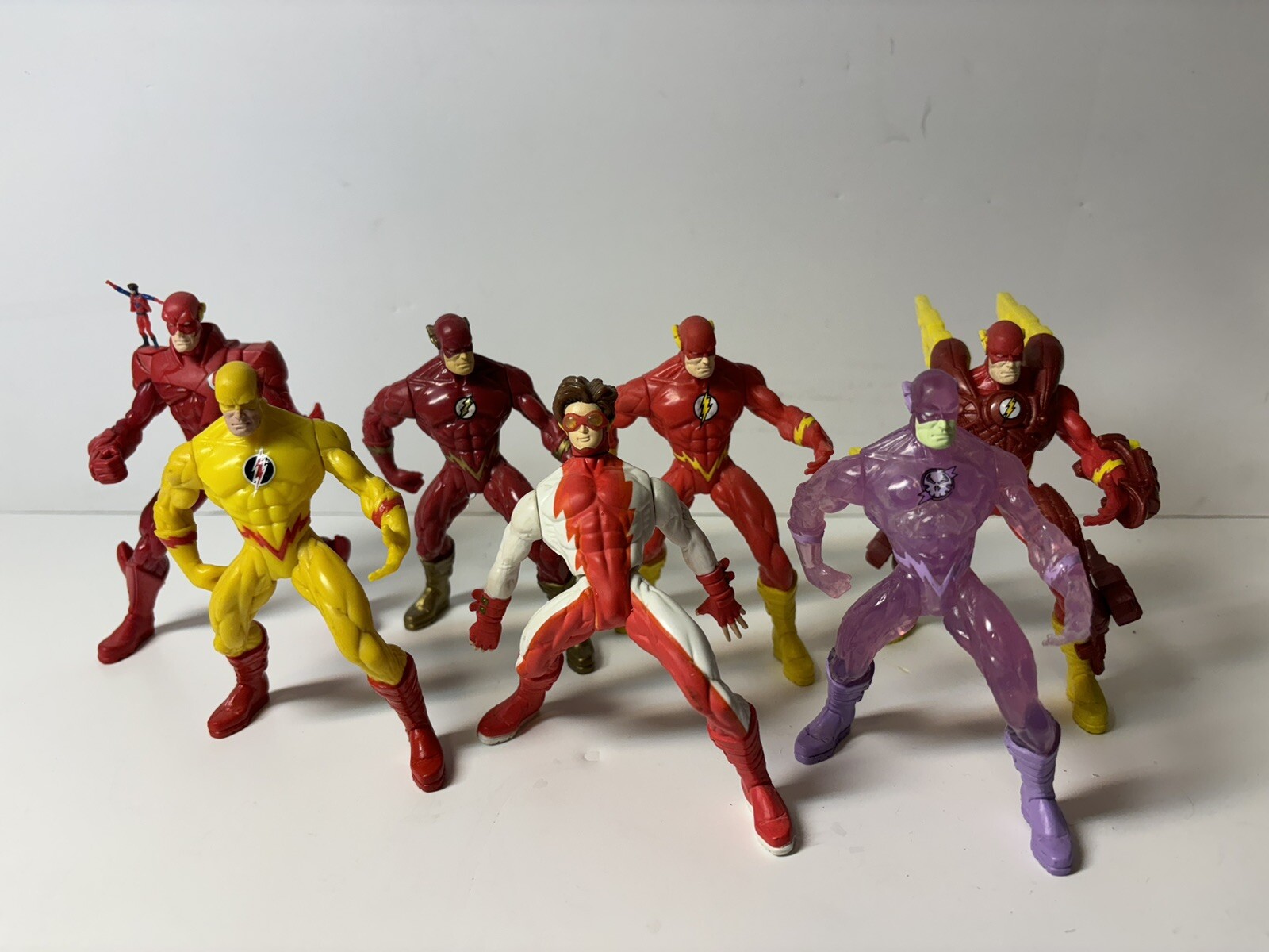 Total Justice JLA Flash Lot Impulse, Reverse, Hologram, Atom | eBay
