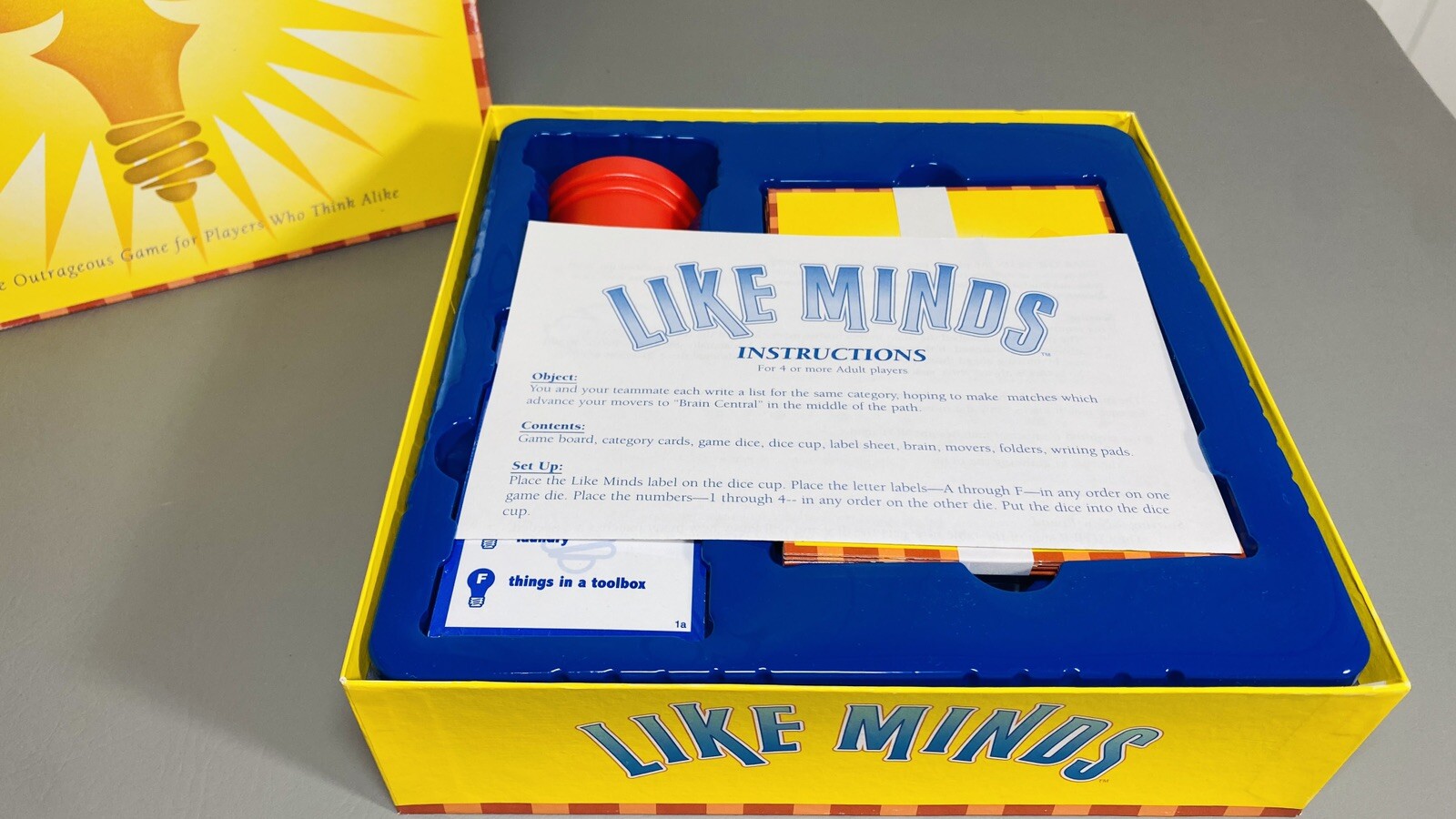 Like Minds Board Game-Pressman-Outrageous Game For Players Who Think ...