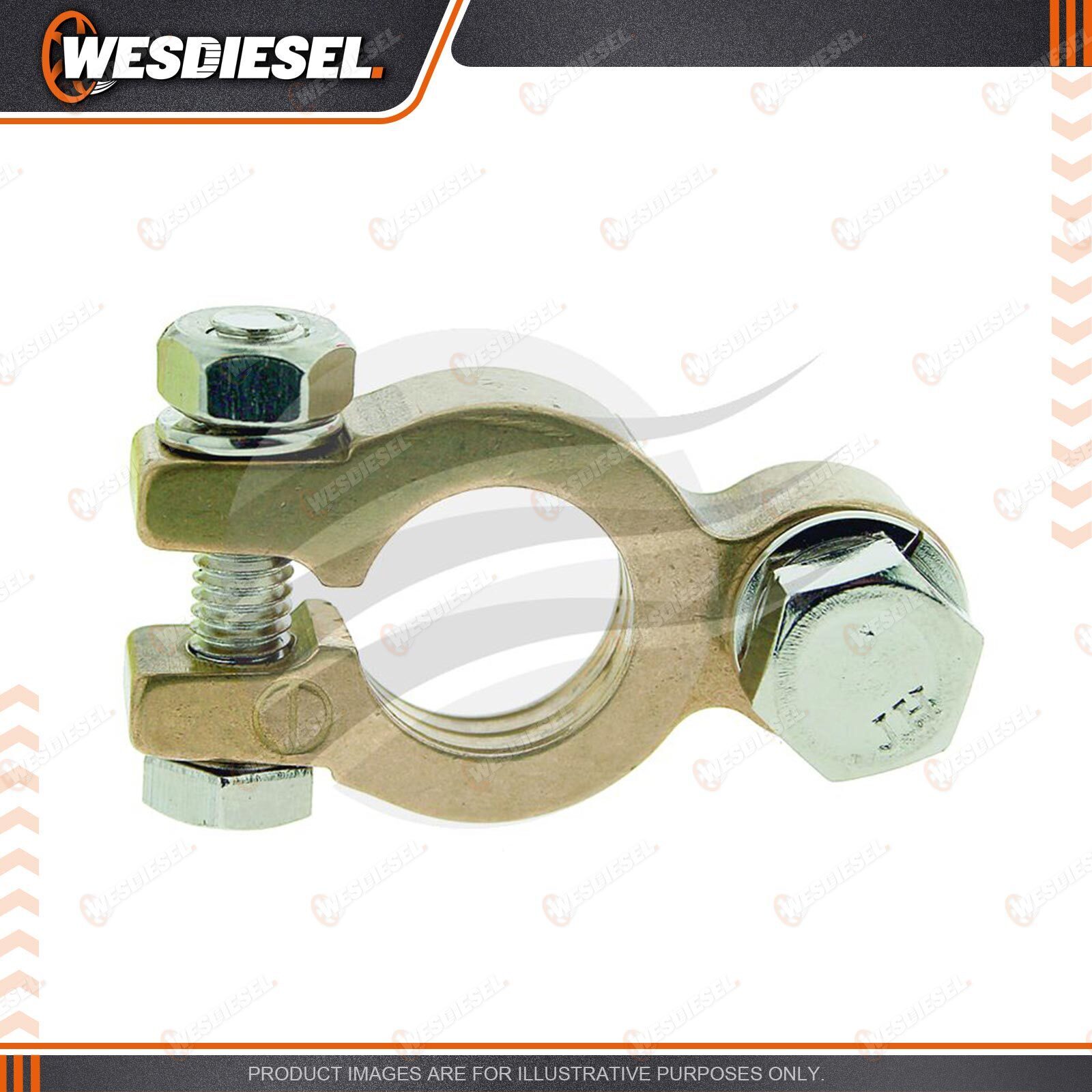 Jaylec Battery Terminal Negative 8mm Stud Solid Brass for Car & Truck ...