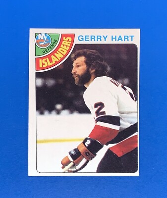 1978-79 Topps Gerry Hart Hockey Card #77 New York Islanders Set Break ...