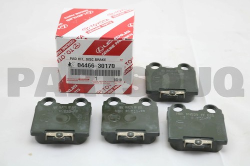 0446630170 Genuine Toyota PAD KIT, DISC BRAKE, REAR 04466-30170 | eBay