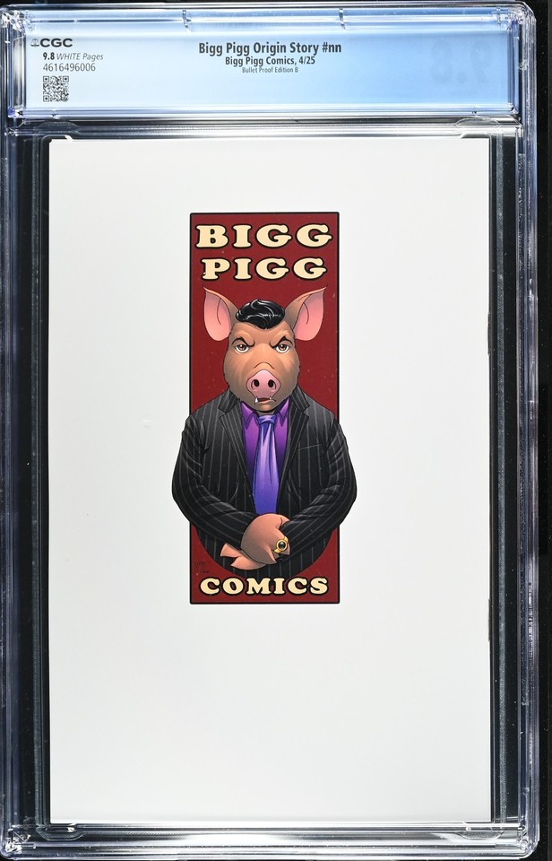 CGC 9.8 • Bigg Pigg Origin Story • LARD art • POWER GIRL • Full Chase ...