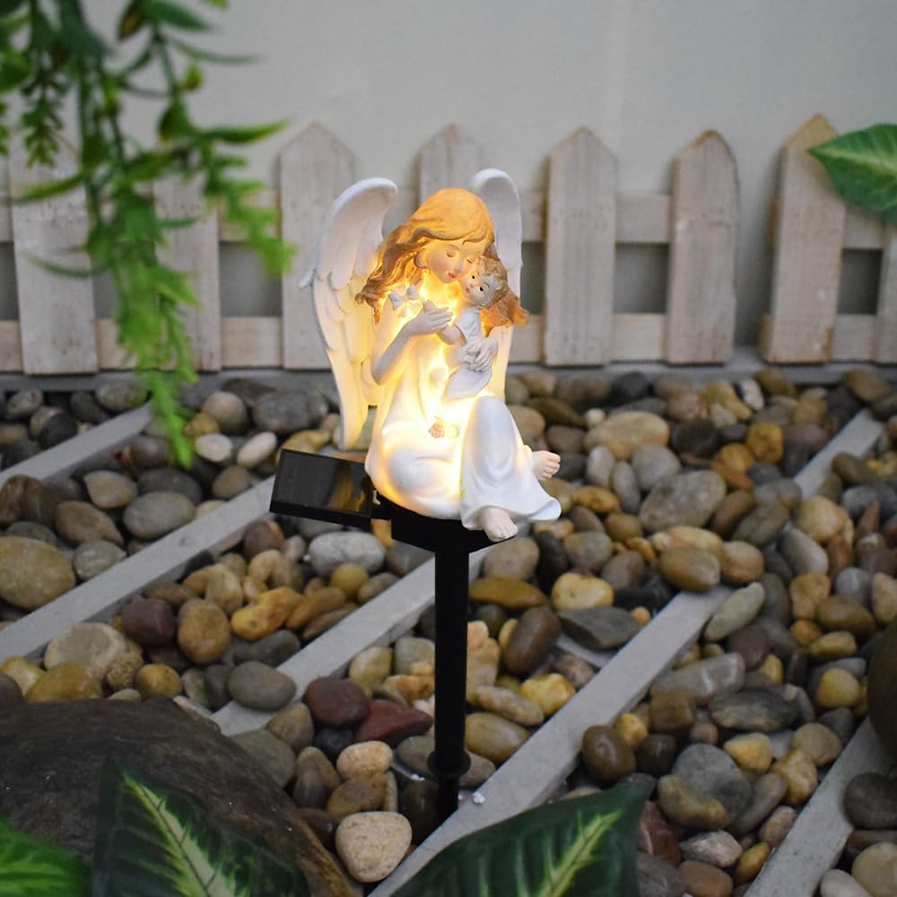 Angel Solar Lights For Graves