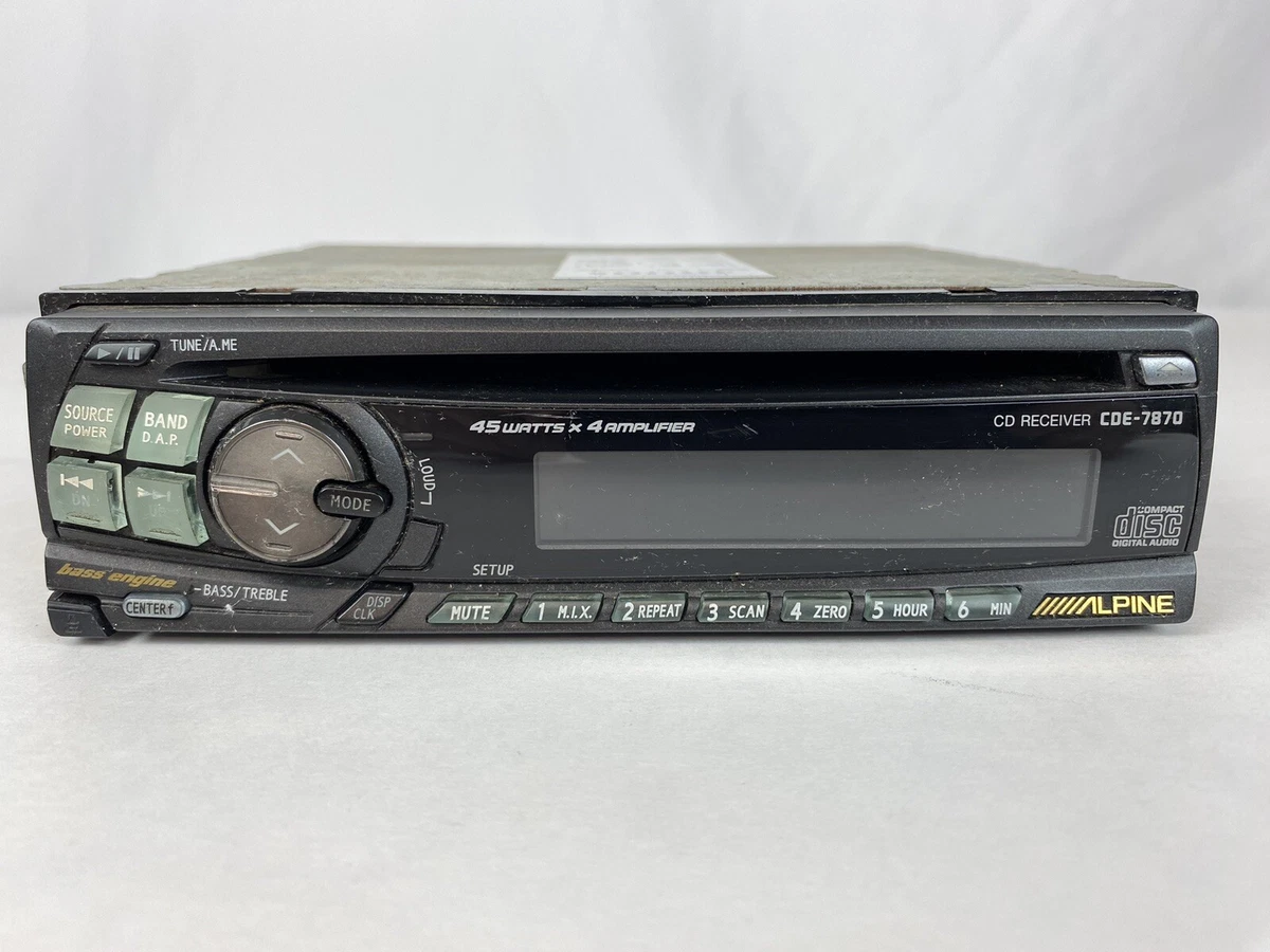 Car Stereo Alpine Cde 7870