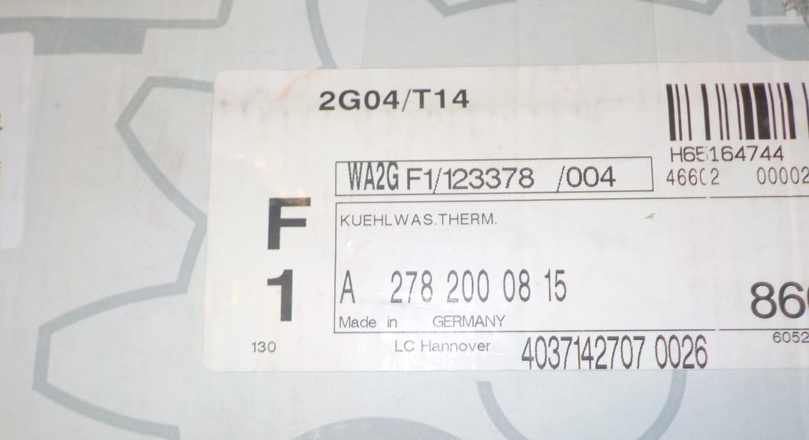 Mercedes C217 Kühlmittelthermostat W166 Kühler Thermostat A2782000615 ...