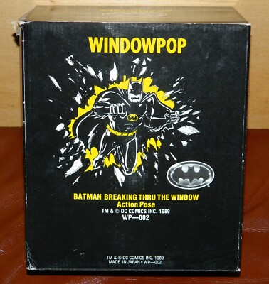 Batman Breaking Thru Window Window Pop Toy 1989 Horizon NEW UNUSED | eBay