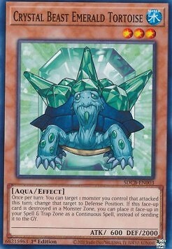 YuGiOh Crystal Beast Emerald Tortoise SDCB-EN003 Common Englisch Neu 1st | eBay.de