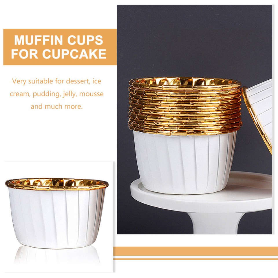 Set of 2 High Temperature Resistant Cake Paper Cup Baking Muffin Cups ...