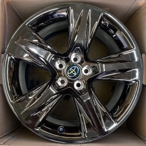 Toyota Highlander Limited OEM Dark Chrome Clad Wheel w/Center Caps 19 ...