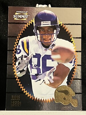 1996 Pinnacle Summit Jake Reed #138 Minnesota Vikings Football NFL Card ...