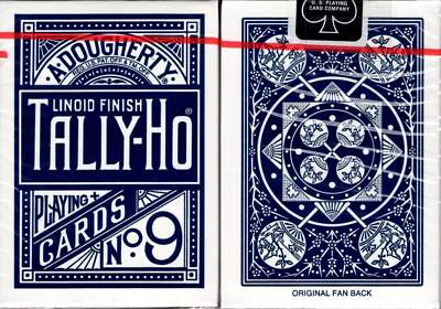 Tally Ho Fan Back Blue Playing Cards by USPCC Magic Poker | eBay Australia