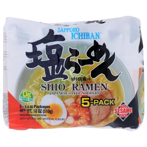 Ramen Shio Salt 17.5 Oz(Case Of 6) By Sapporo | eBay