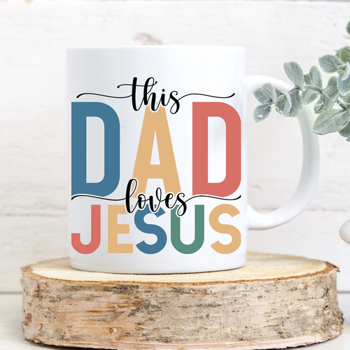 Christian Dad Mug Faith-Based Father’s Day Gift Coffee Mug Religious ...