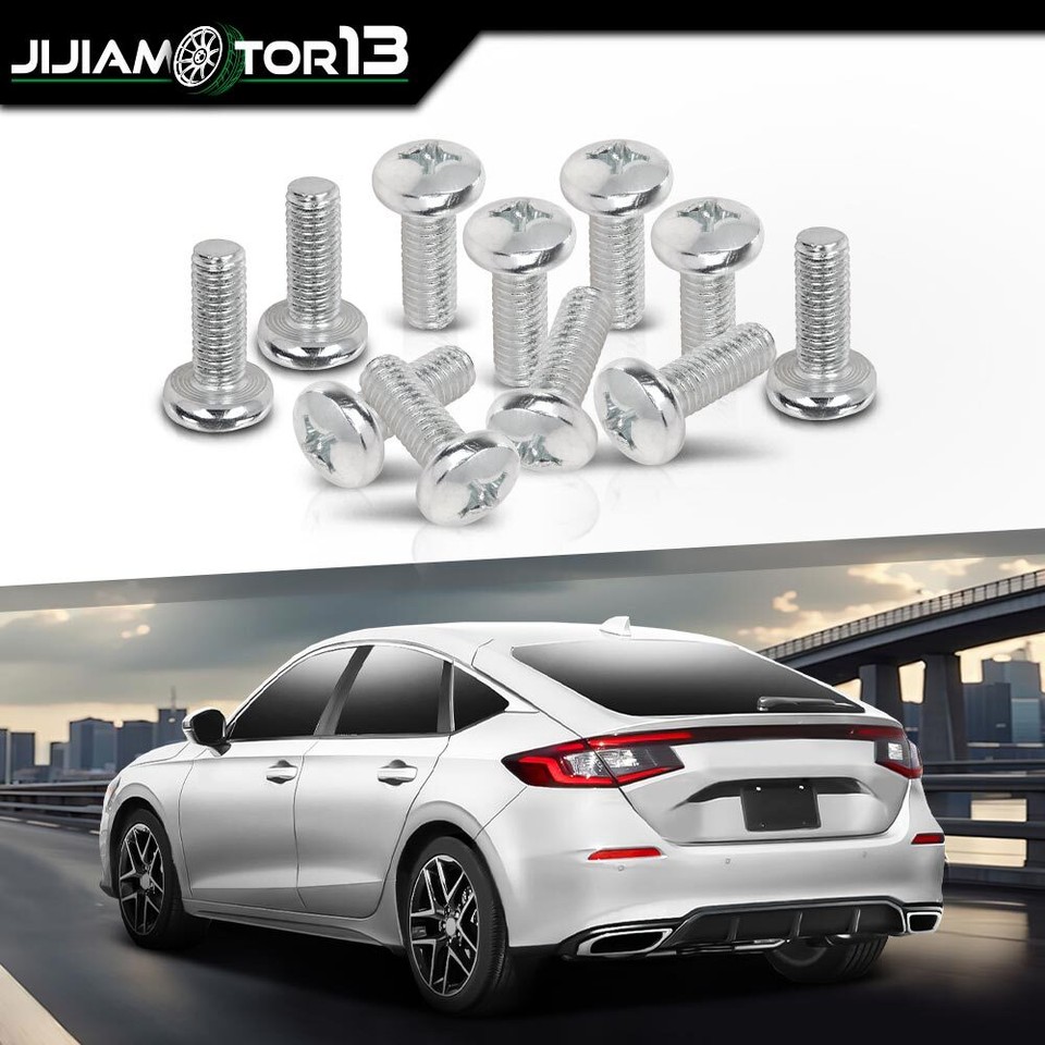 New License Plate Screws Fit For Toyota/Honda/Lexus - 100 Per Bag | eBay