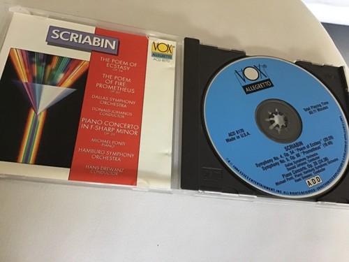 Alexander Scriabin The Poem of Ecstasy Poem of Fire Prometheus Piano ...