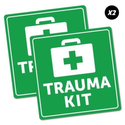 2X Trauma Kit Sticker | eBay