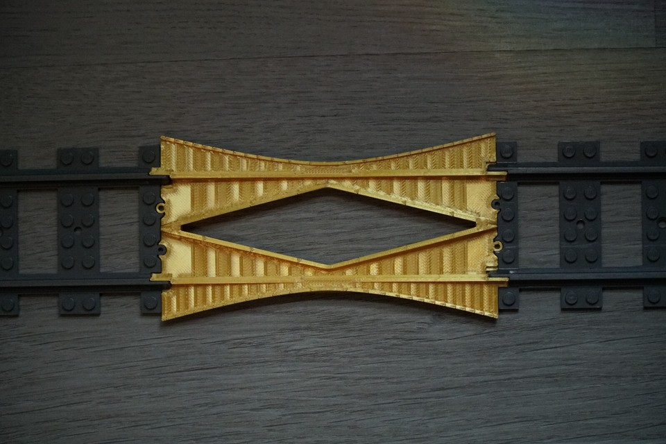 Train ReRailer for Lego Tracks (L Gauge) MADE IN USA by myself! [GOLD ...