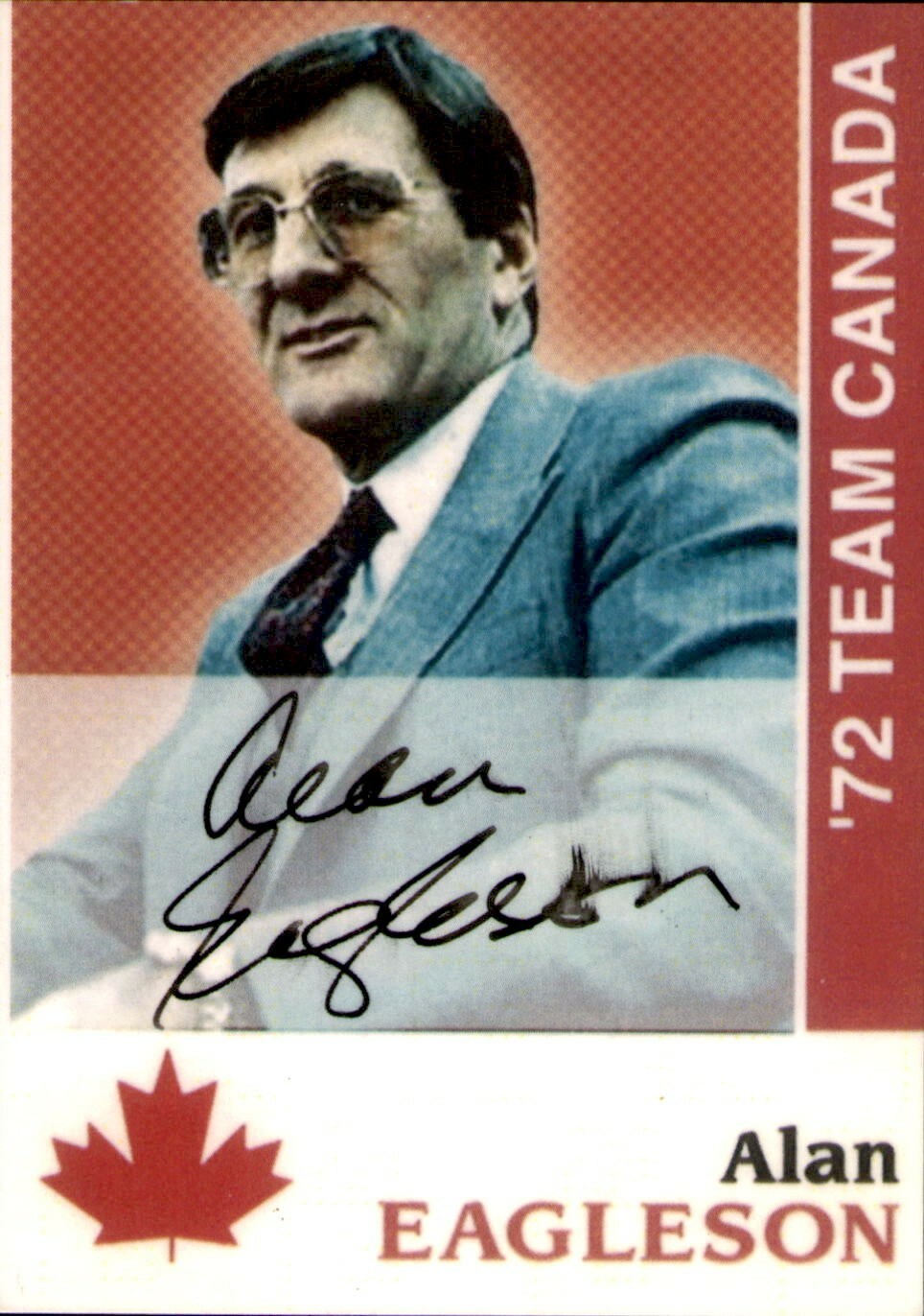 Alan Eagleson Signed 2008 Team Canada Card #AUAE1 Autographed 53896 | eBay