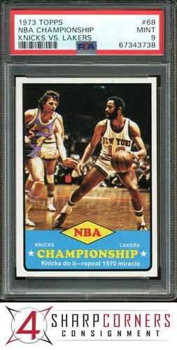1973 TOPPS #68 WALT FRAZIER NBA CHAMPIONSHIP KNICKS VS.LAKERS PSA 9 | eBay