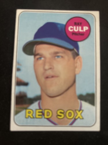 1969 Topps Baseball Card #391 Ray Culp Boston Red Sox Nm+ Free Shipping ...