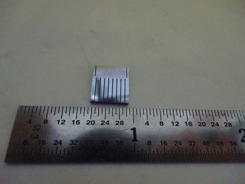 OPTICAL V-GROOVE CHIP FIBER ARRAY SILICON LASER OPTICS as pictured BIN# ...