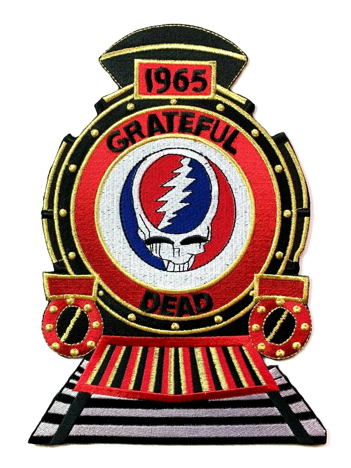The Grateful Dead Train Locomotive 1965 9-inch OverSized Patch Set ...
