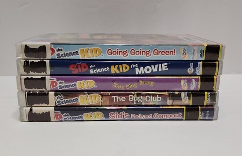 Sid the Science Kid DVD's - Lot of 5 - Sing Along, Campout, Going Green, Bug Clu | eBay