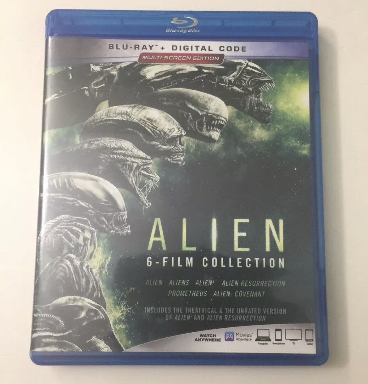 Alien 6-Film Collection Blu-ray (No Code) | eBay