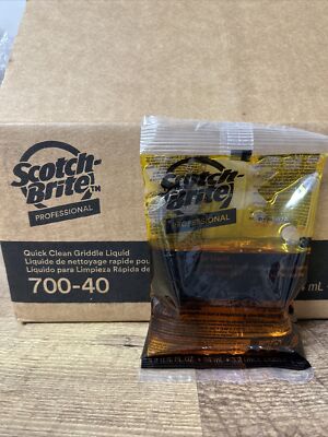 (5) 3M Scotch-Brite 700 Quick Clean Griddle Liquid 3.2oz Packets NEW | eBay