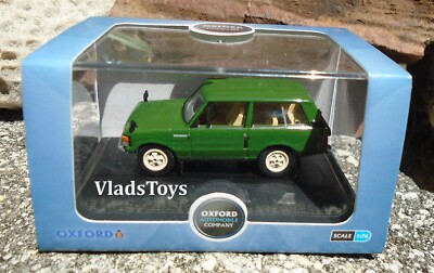 Oxford Auto Diecast 1/76 Range Rover Classic 1971/72- Lincoln Green ...
