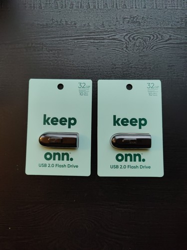 (Lot of 2) ONN USB 2.0 32GB FLASH DRIVE, 10 MB/s 681131309806 | eBay