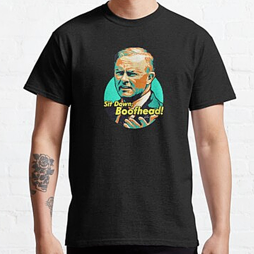 Sit Down, Boofhead! Albo Classic Funny Aussie T-Shirt "Black" Fast ...