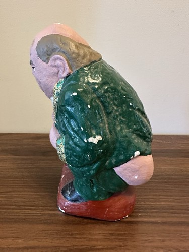 Vintage Winston Churchill Humorous Whimsical Chalkware Plaster Mooning ...