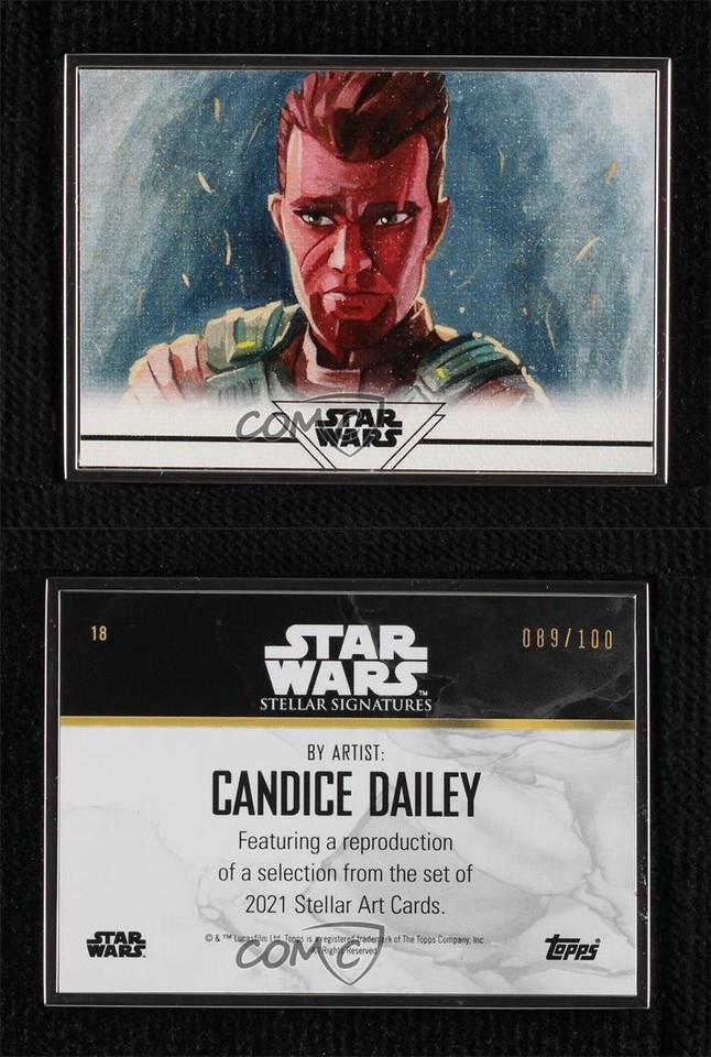 2021 Star Wars: Stellar Signatures 89/100 Saw Gerrera Candice Dailey ...