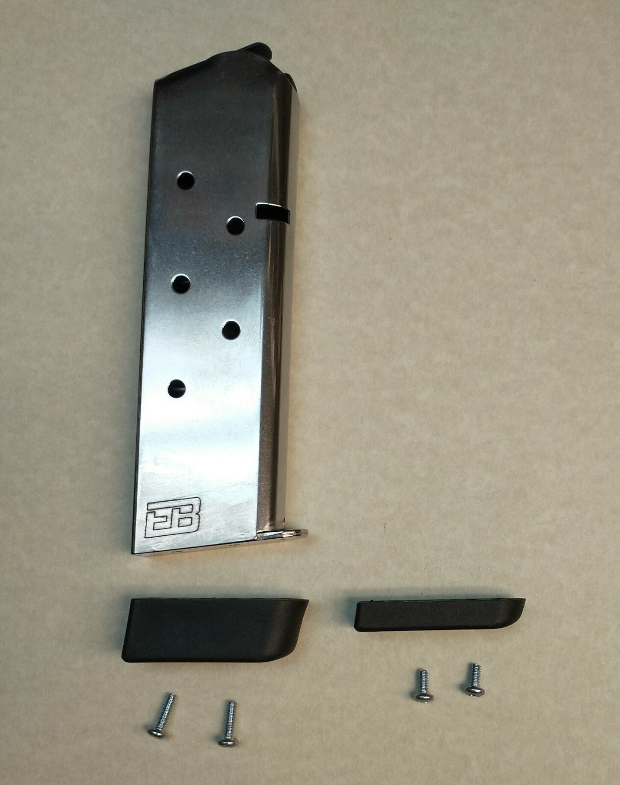 Ed Brown 1911 45 ACP 7 Round Stainless Steel w/Base Plate 847 SAME DAY ...